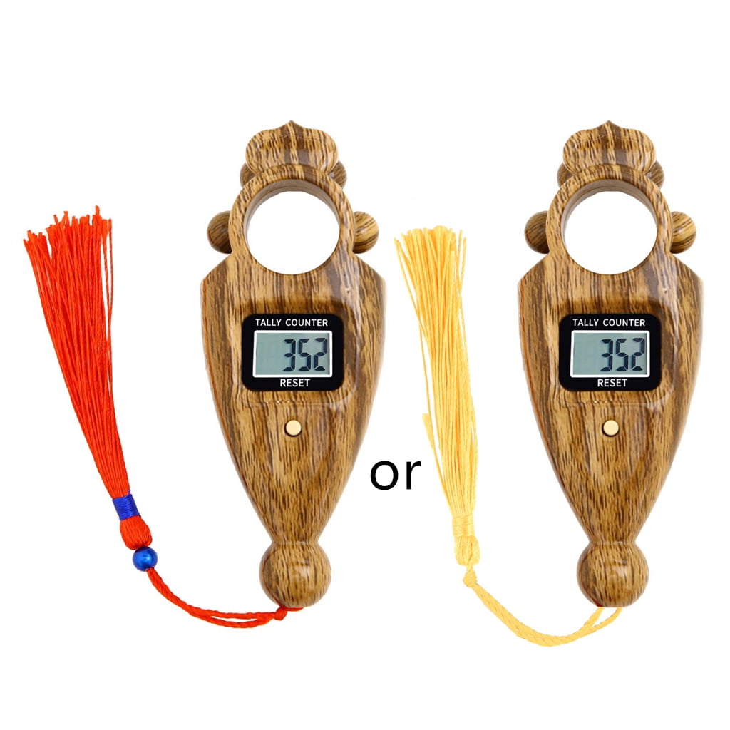 Osdhezcn Tassel Digital Beads Counter Portable Handheld Finger Game Toy ...