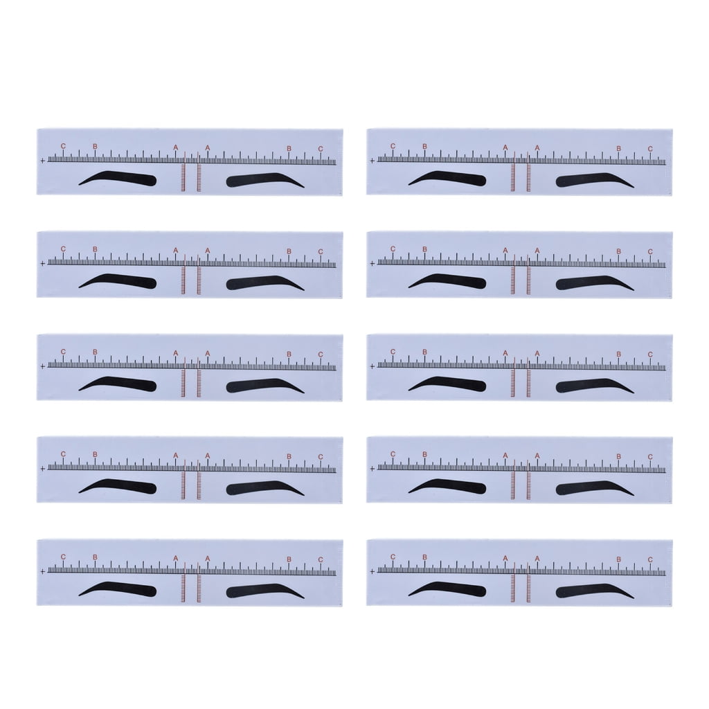 Osdhezcn TattooEyebrow Ruler Sticker Shape Tool Brow Styling ...
