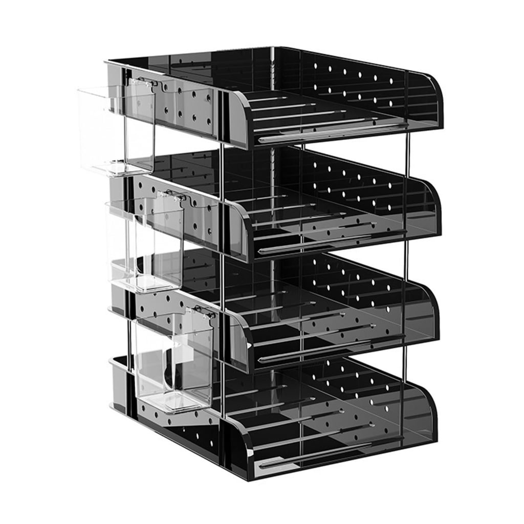 Osdhezcn Tiered Paper Letter Tray Organizers Stacking Document ...