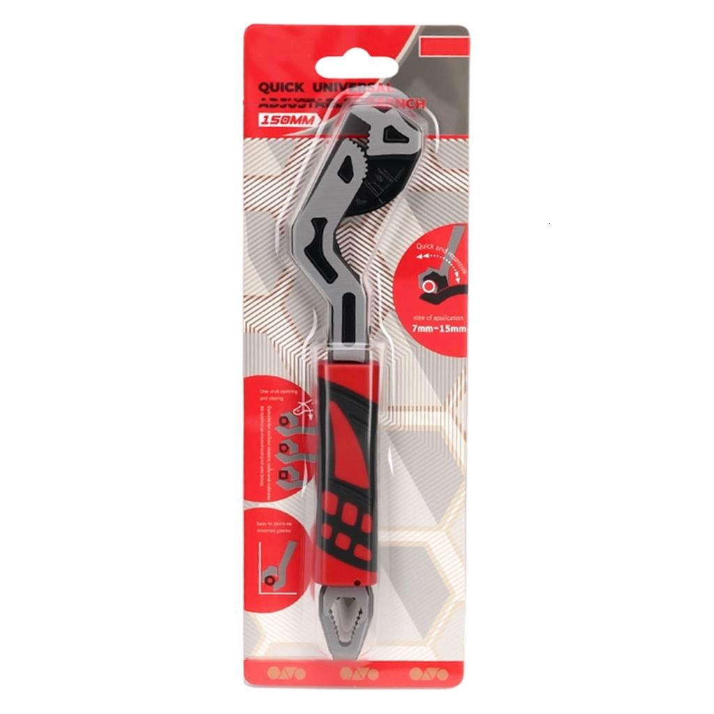 Osdhezcn Triple Side Jaw Adjustable Spanner SelfLocking Wrench ...
