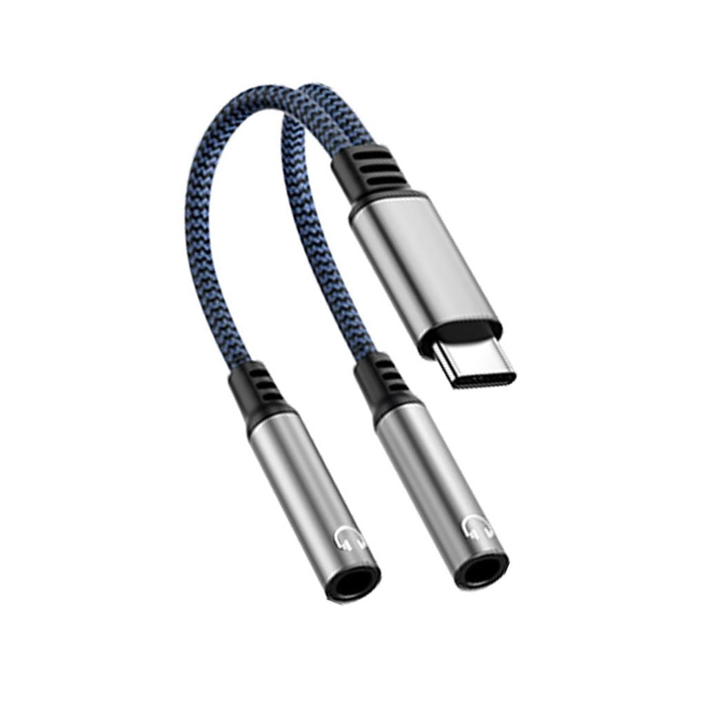 Osdhezcn USB C To Double 3.5mm Sound Adapter Type C To Double 3.5mm ...