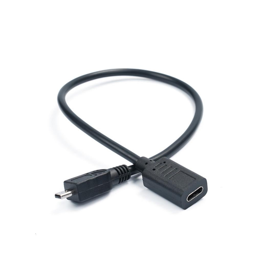 Osdhezcn USB C to Mini USB 8Pin OTG Converter Cable Type C Female to ...