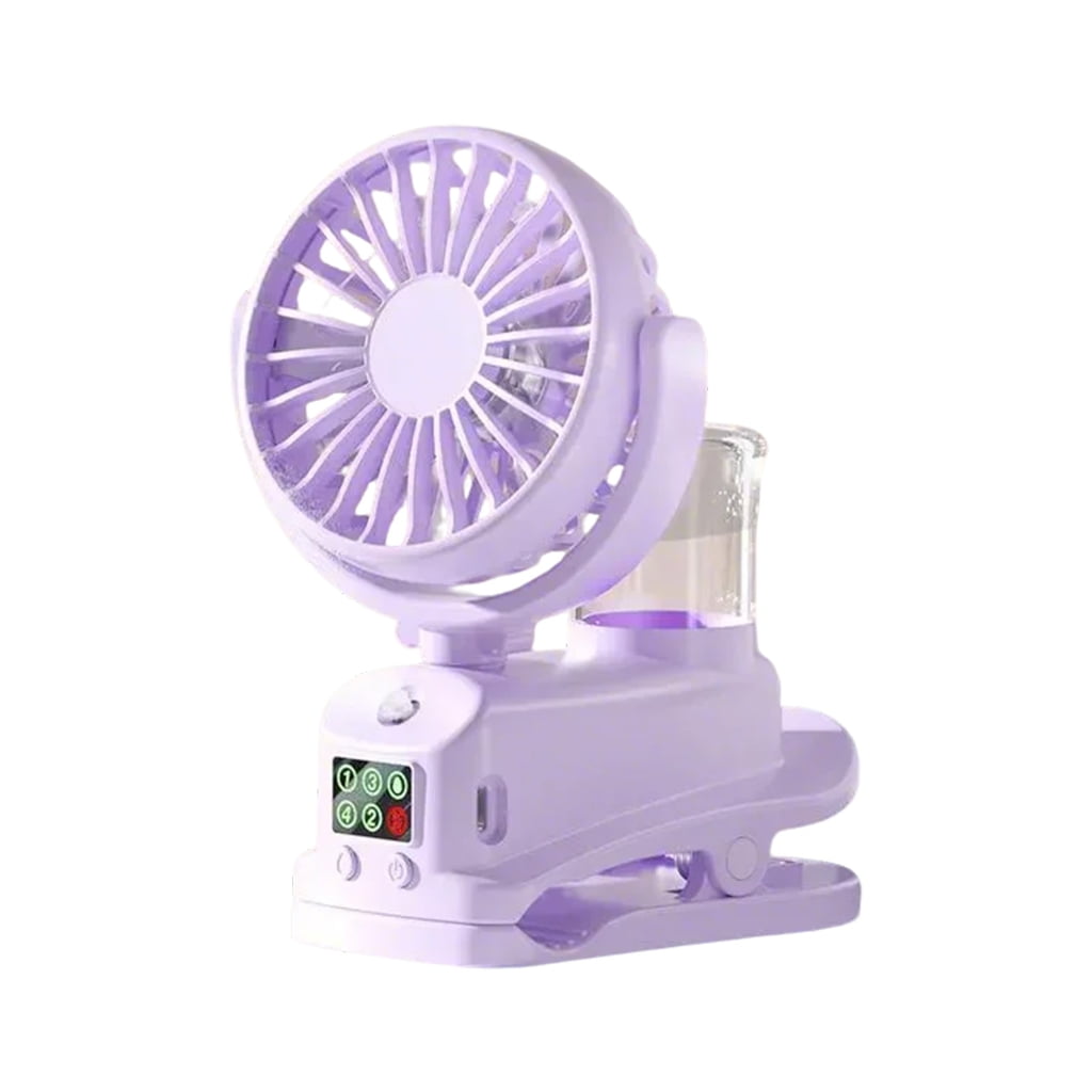 Osdhezcn USB Fan Clip On Fan Travel Fan Quiet Fan 4 Speed Adjustable ...