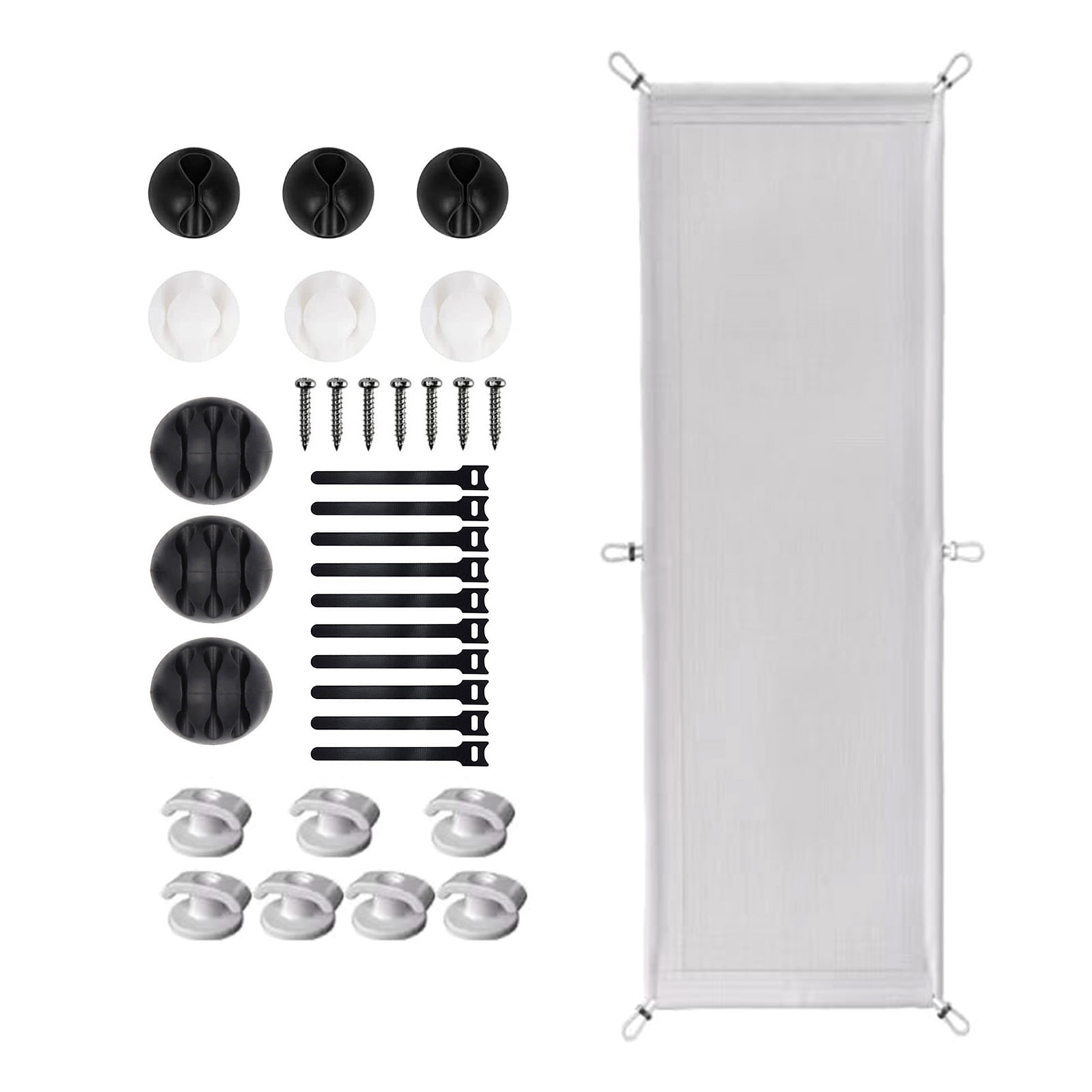 Osdhezcn Under Desk Cable Management Mesh Organizers Storage Holder for ...