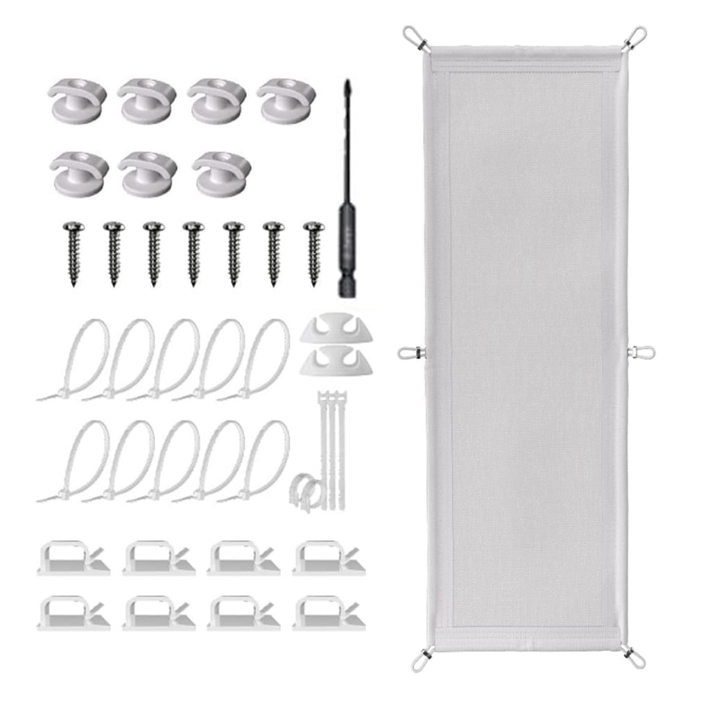 Osdhezcn Under Desk Cable Management Mesh Organizers Storage Holder for ...