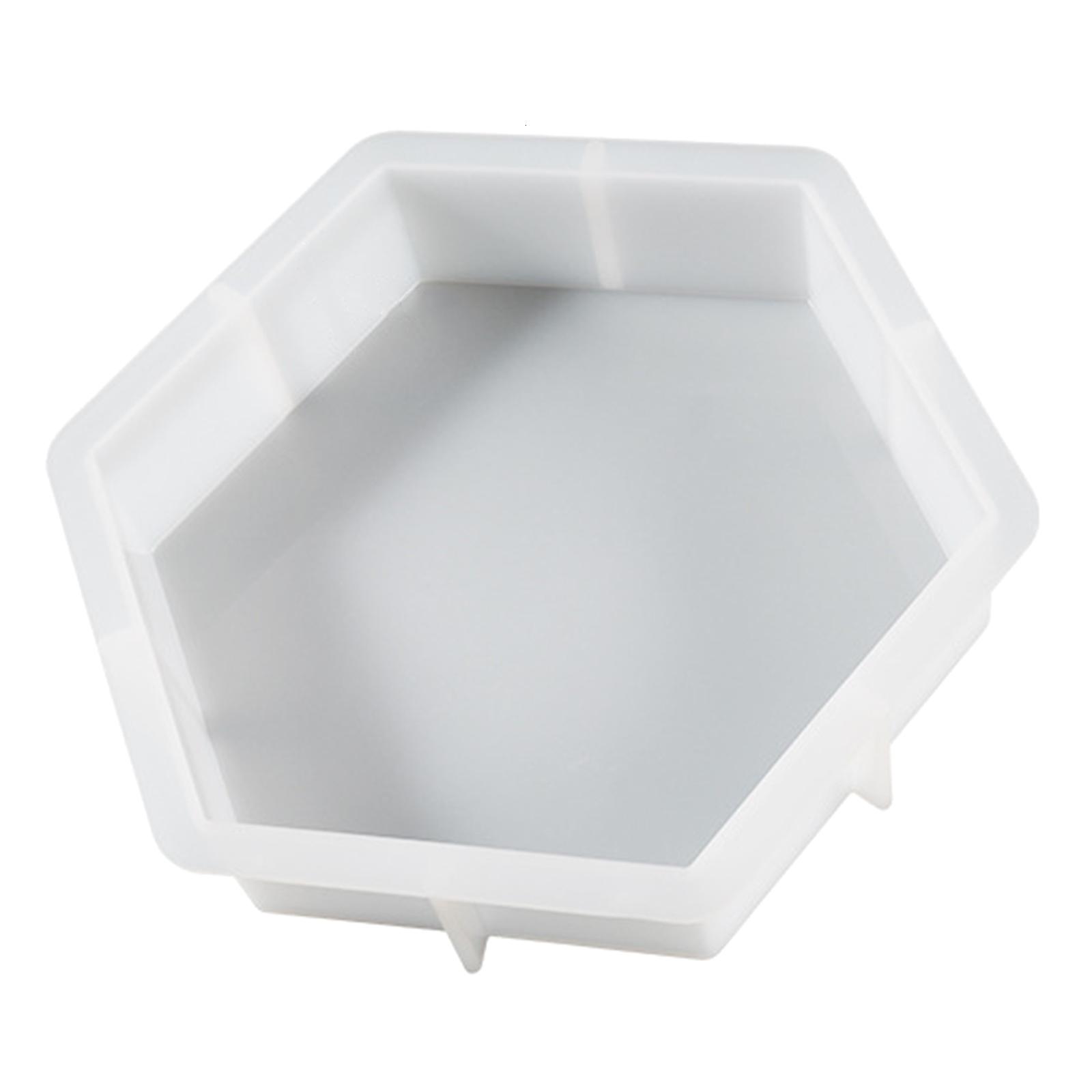 Osdhezcn Upgrade Hexagonal Geometry Block Silicone Mold Large Medium ...