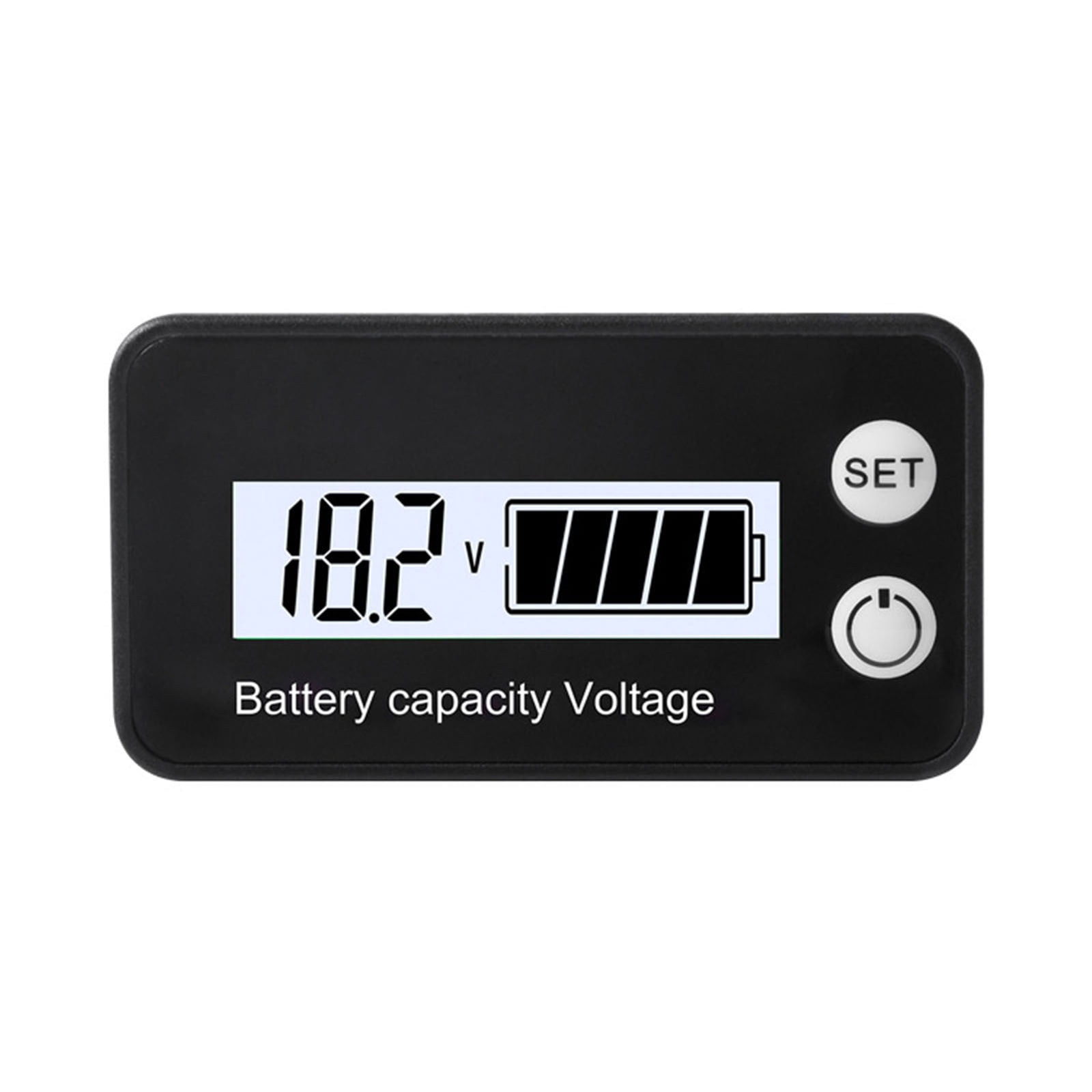 Osdhezcn Upgraded Battery Capacity Voltage Meter Battery Capacity Gauge ...