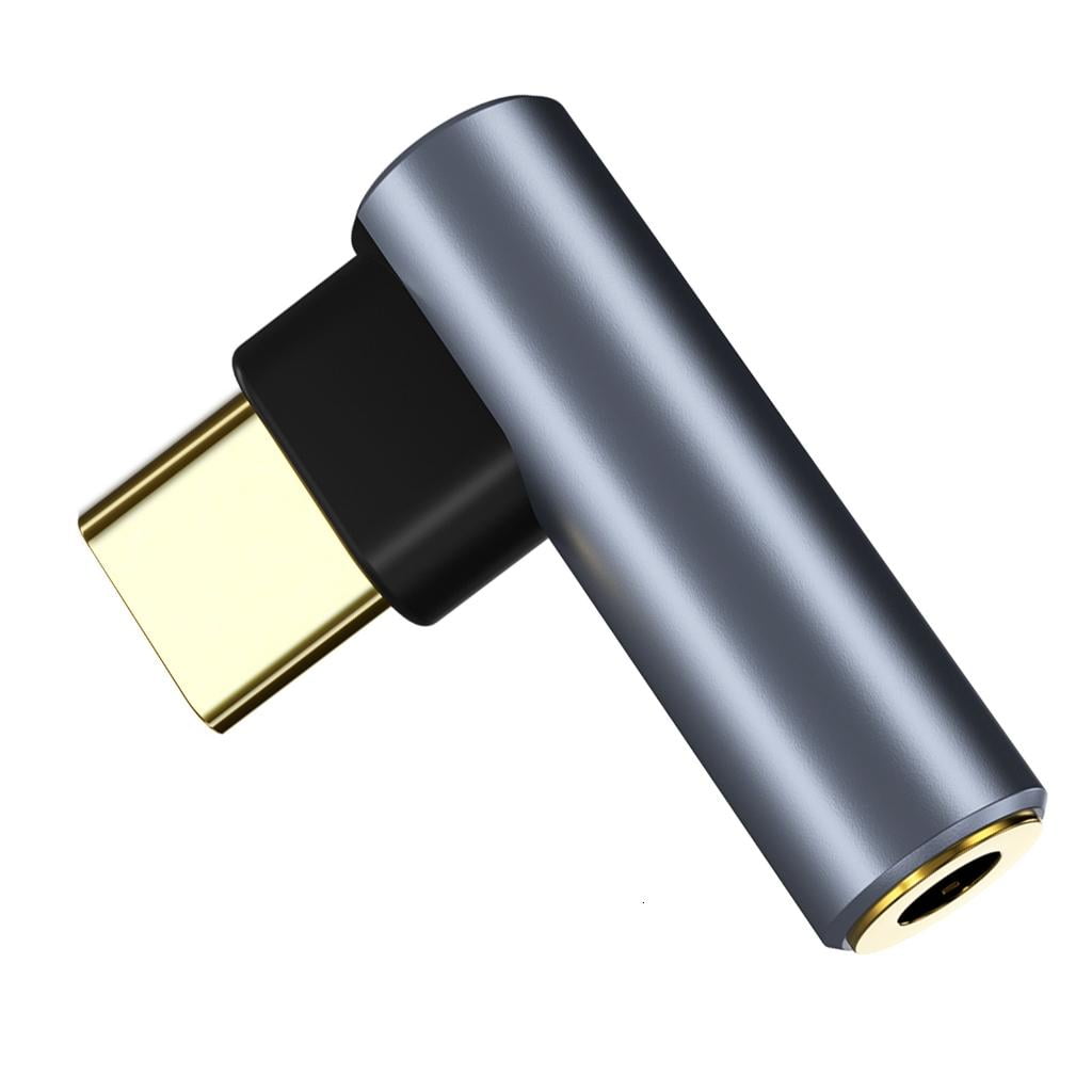 Osdhezcn Upgrades Right Angle Type C To 3.5mm Headphone Plugs Converter ...