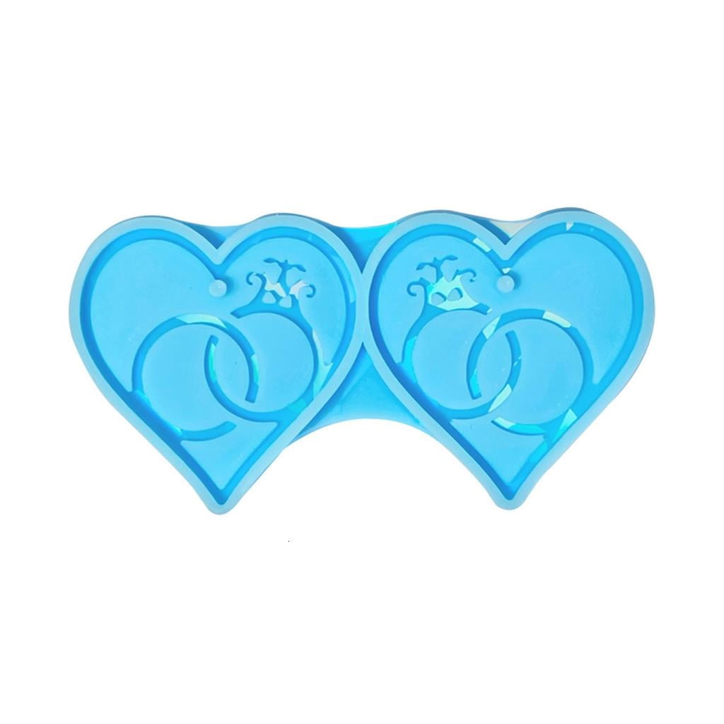 Osdhezcn Versatile Resin Casting Mold Necklace Pendant Mold Heart Shape ...