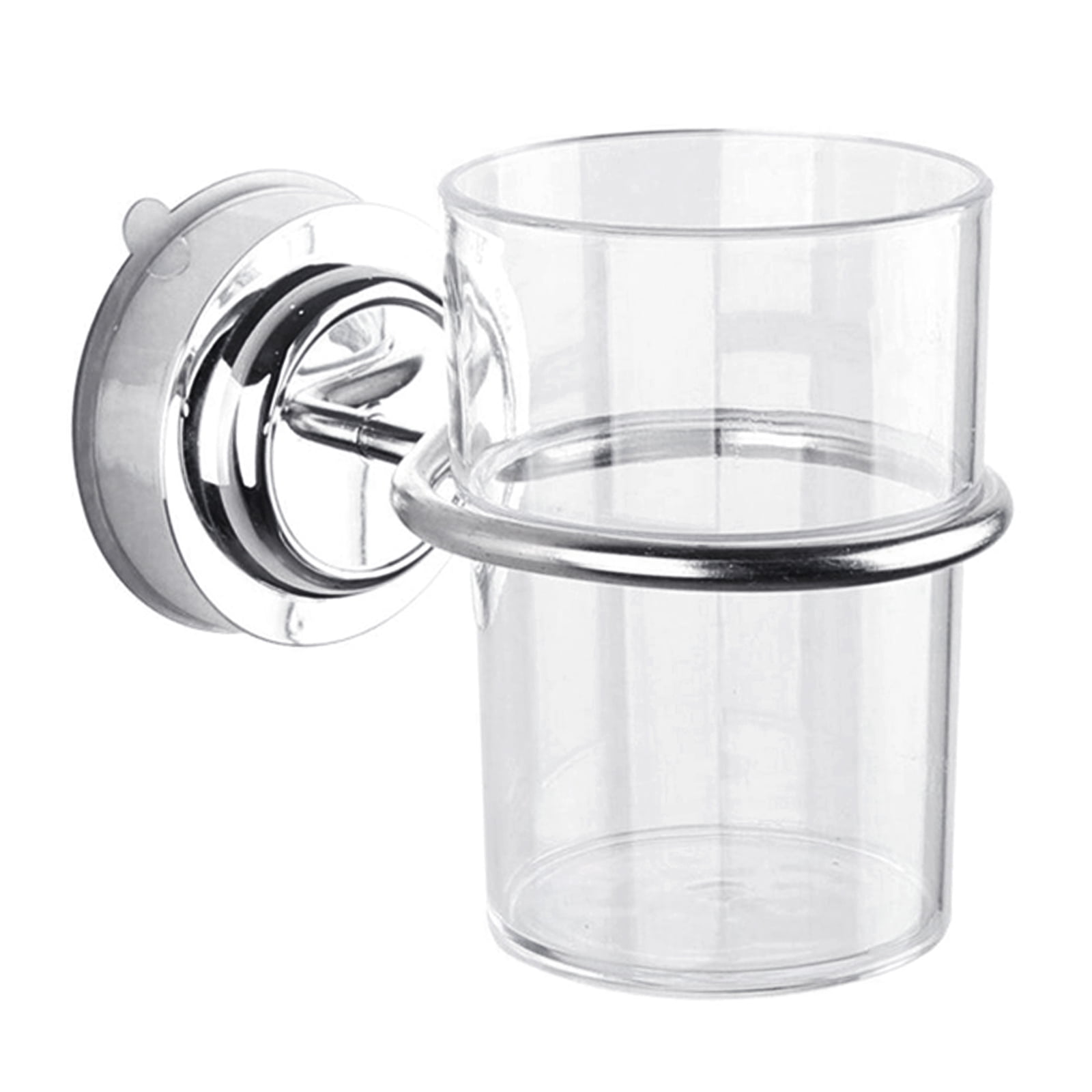 Osdhezcn Wall Mounted Suction Cup Holder Punch Free Mouthwash Cup ...
