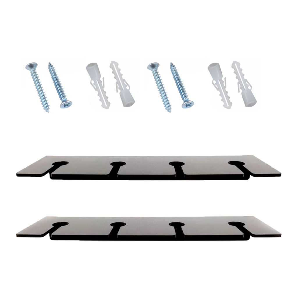 Osdhezcn Wine Glass Rack Wall Mounted Stemware Rack Glassware Holder ...