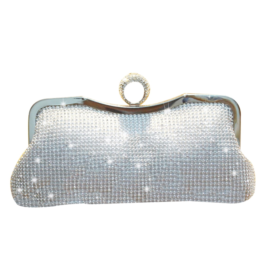 Osdhezcn Women Evening Shoulder Bag Bridal Clutch Party Prom Wedding ...