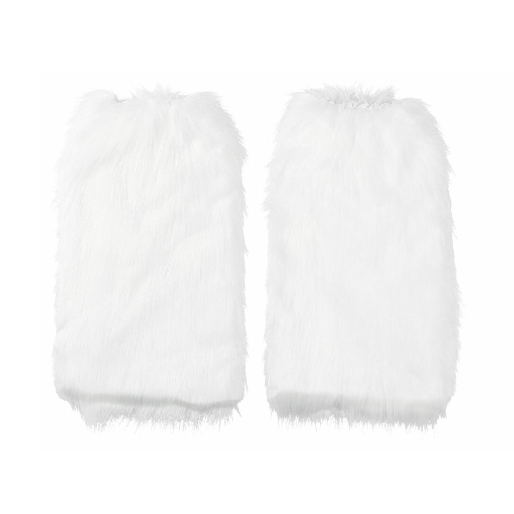 Osdhezcn Women Faux Furs Fuzzy Wrist Cuffs Wrist Warmers Leg Warmers ...