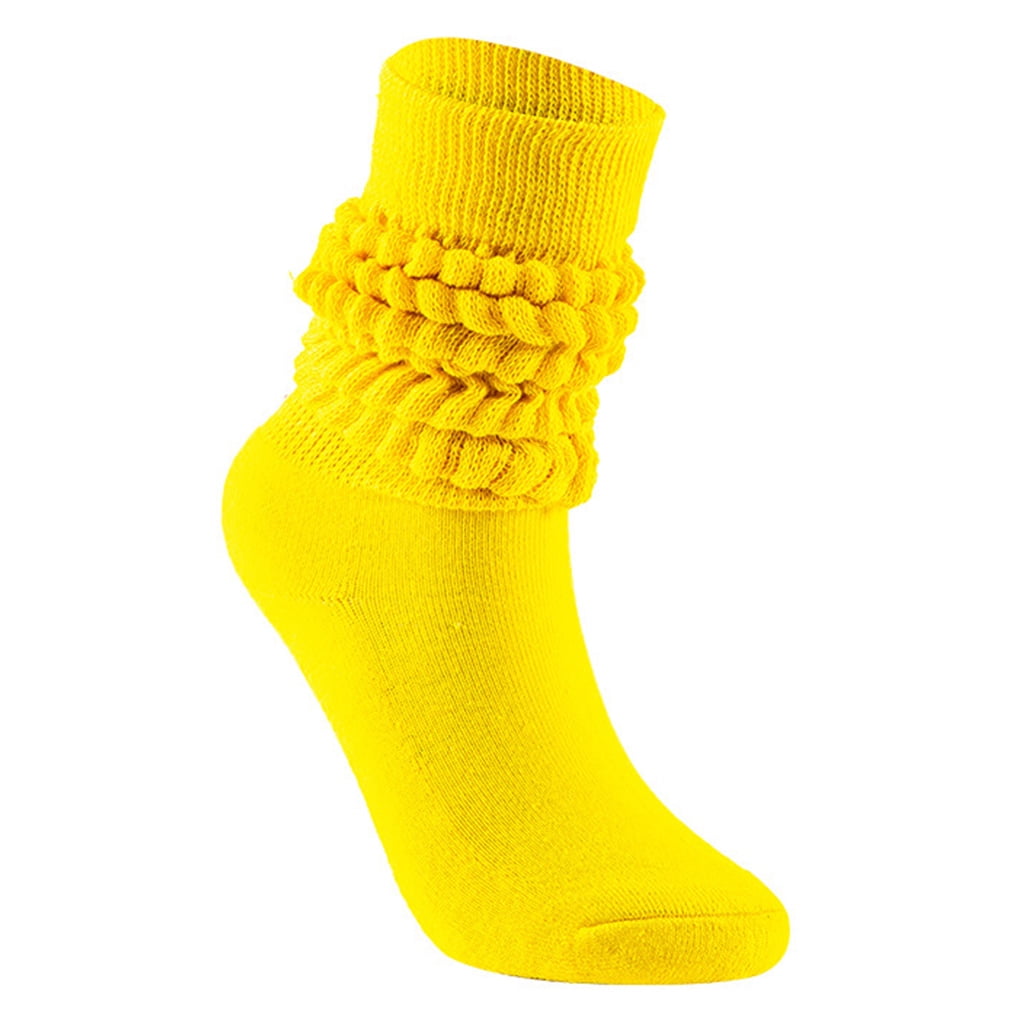 Osdhezcn Women Men Multicolor Slouch Boot Socks Casual for Extra Long ...