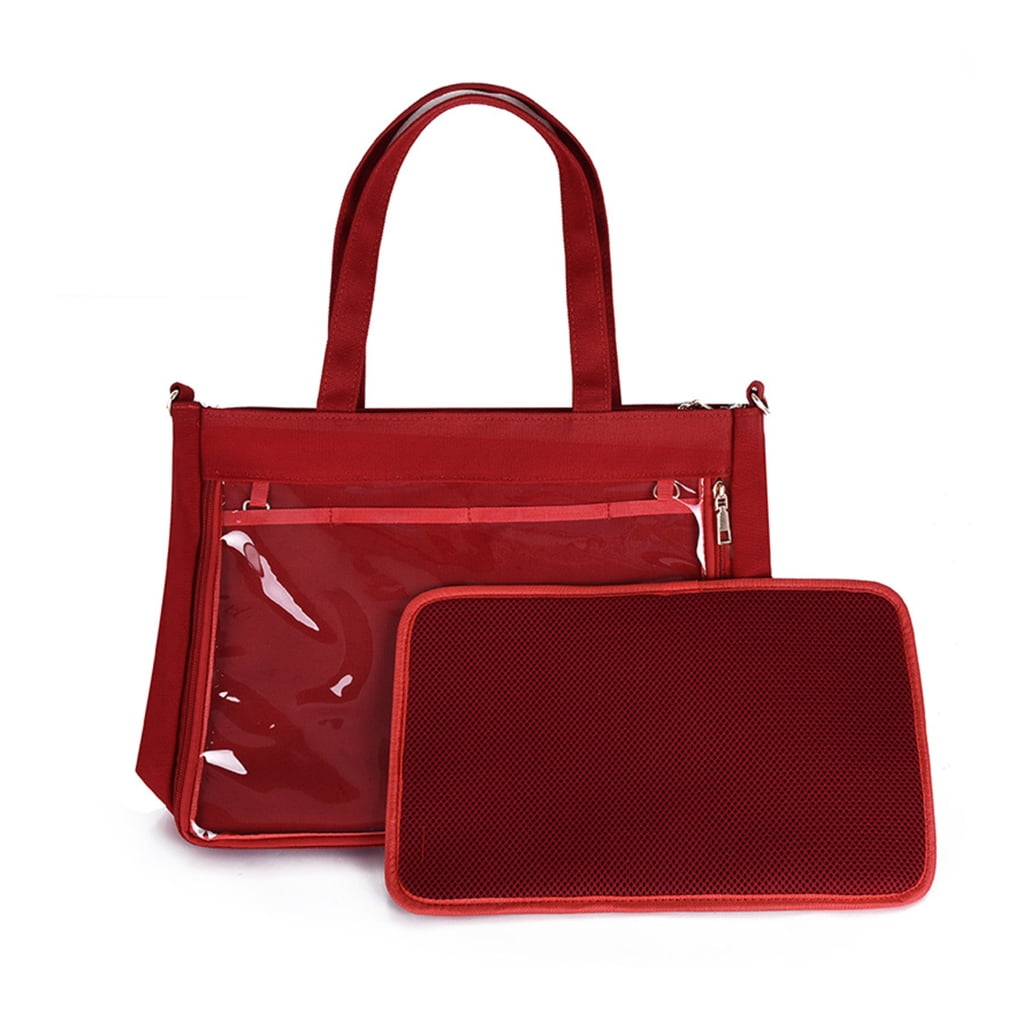 Osdhezcn Womens Clear Crossbody Bag DIY Ita Bag Female Shoulder Bag ...