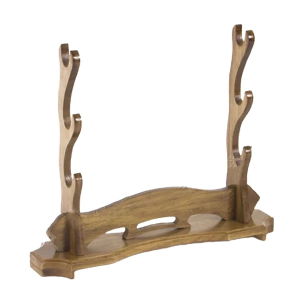 Osdhezcn Wood Weapon Display Stand Decorative Office Decorative Showing ...