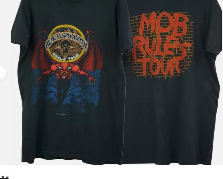Osec 1981 Black Sabbath Mob t shirt,2 side, father day, trending gift ...