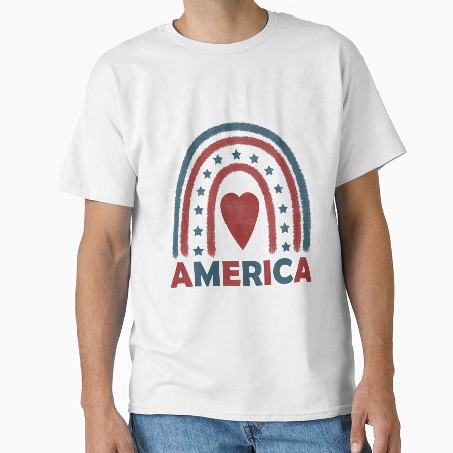 Osec 4Th Of July Rainbow, Patriotic Gift For Independence Day, Memorial ...