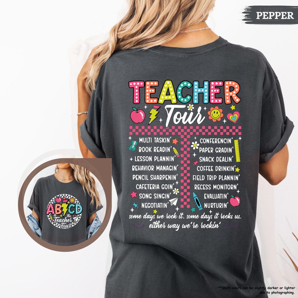 Osec ABCD Teacher Tour Shirt, Retro Teacher Shirt, Back to School Tee ...