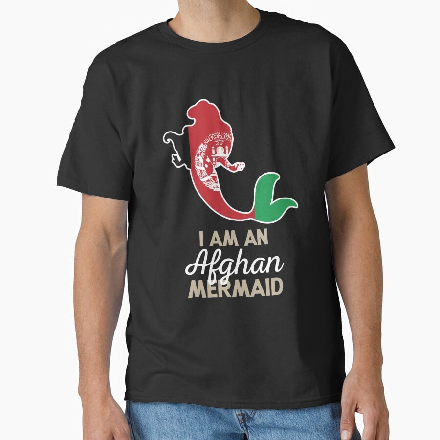 Osec Afghanistan Afghan Mermaid Classic T-Shirt, Retro Tee For Man ...
