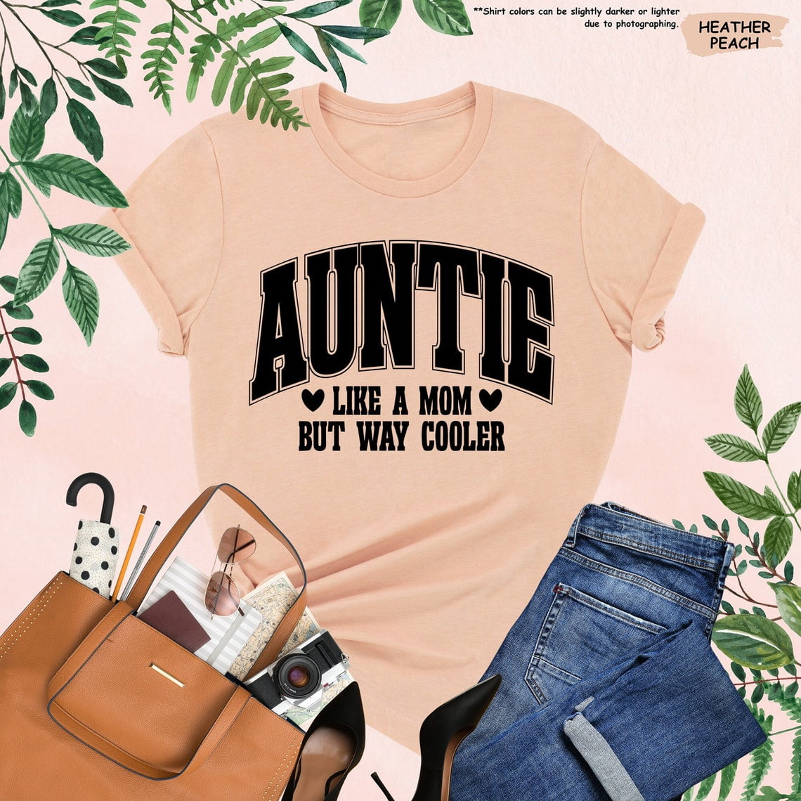 Osec Auntie Like A Mom But Way Cooler Shirt, Cool Auntie Shirt, Best ...