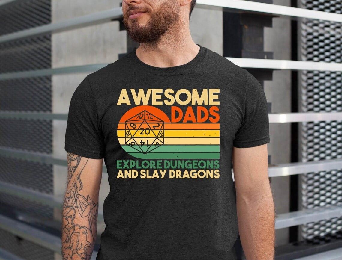 Osec Awesome Dads Explore Dungeons And Slay s Shirt, Father's Day Gift ...
