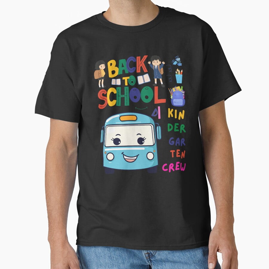 Osec Back To School Kindergarten Crew Teachers First Day Of School Student School Bus Colorfult ...