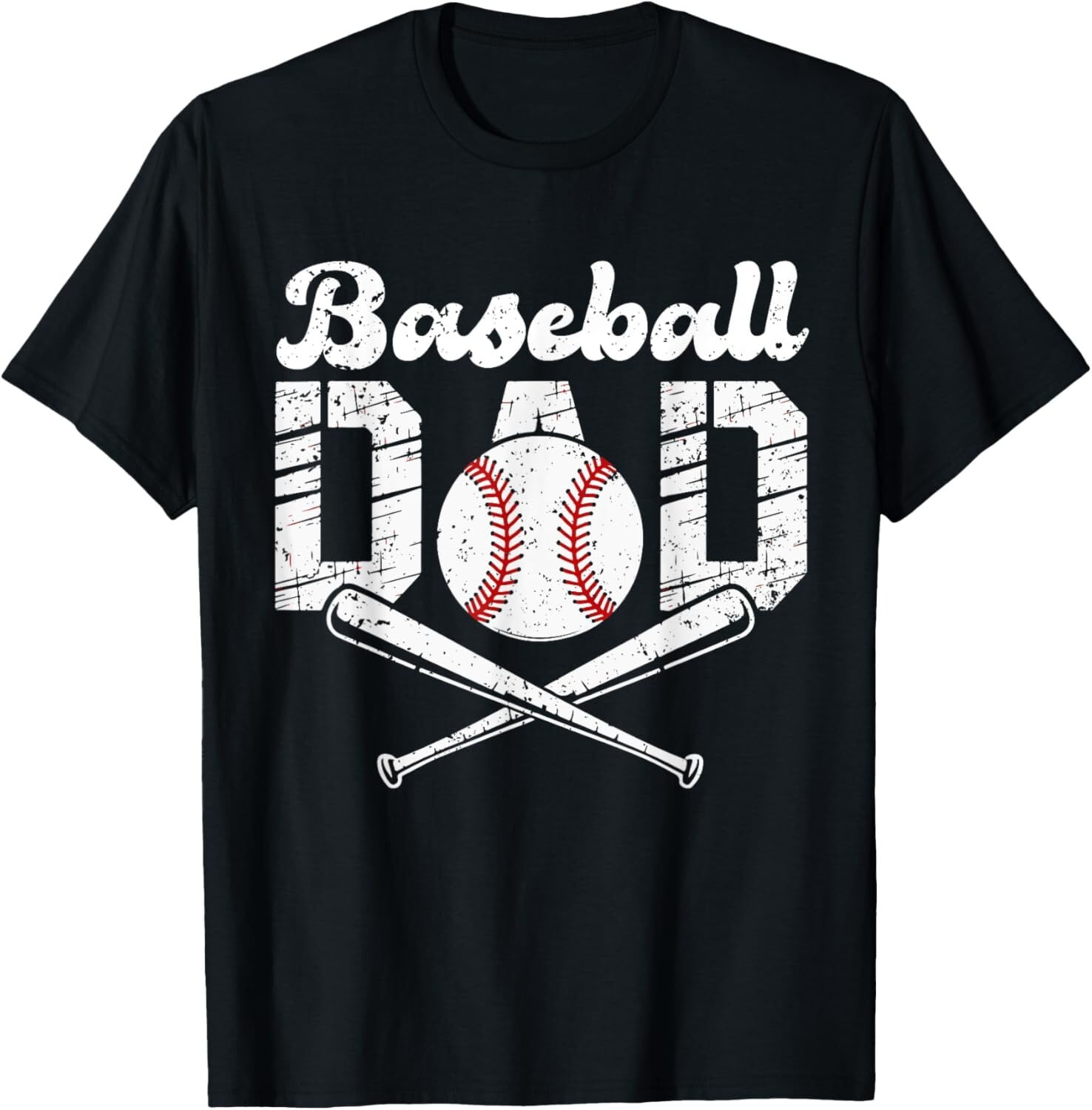 Osec Baseball Dad Happy Fathers Day for Men Wife Daughter Son T-Shirt S-5XL - Walmart.com