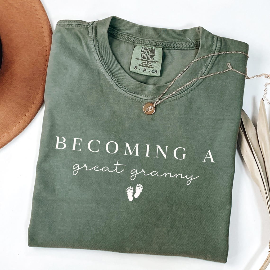 Osec Becoming A Great Granny Shirt, Great Granny Gift Idea, Pregnancy ...