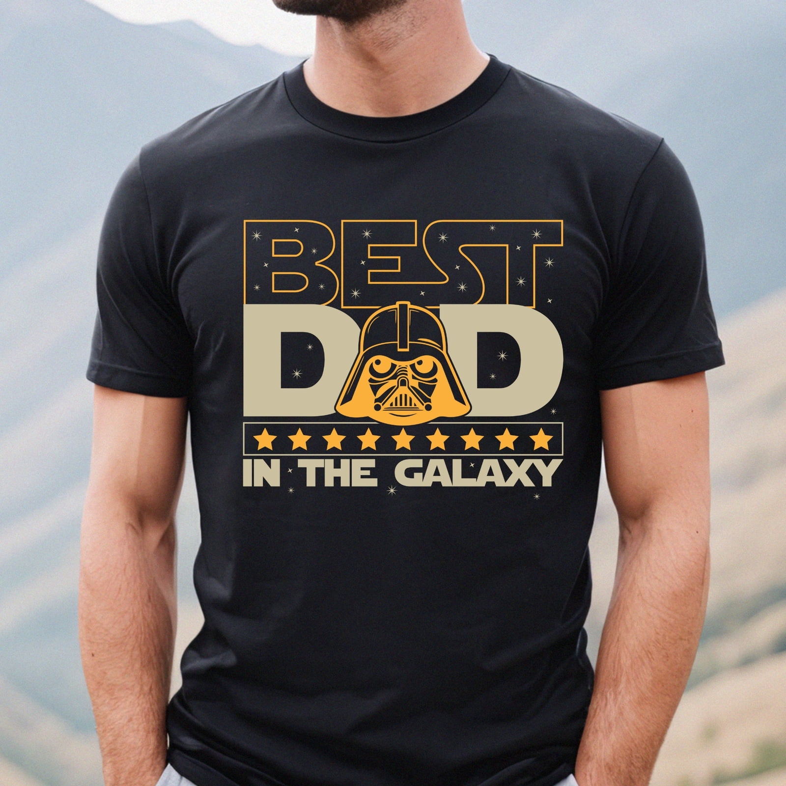 Osec Best Dad In The Galaxy Happy Father's Day Darth Vader Tshirt Men ...