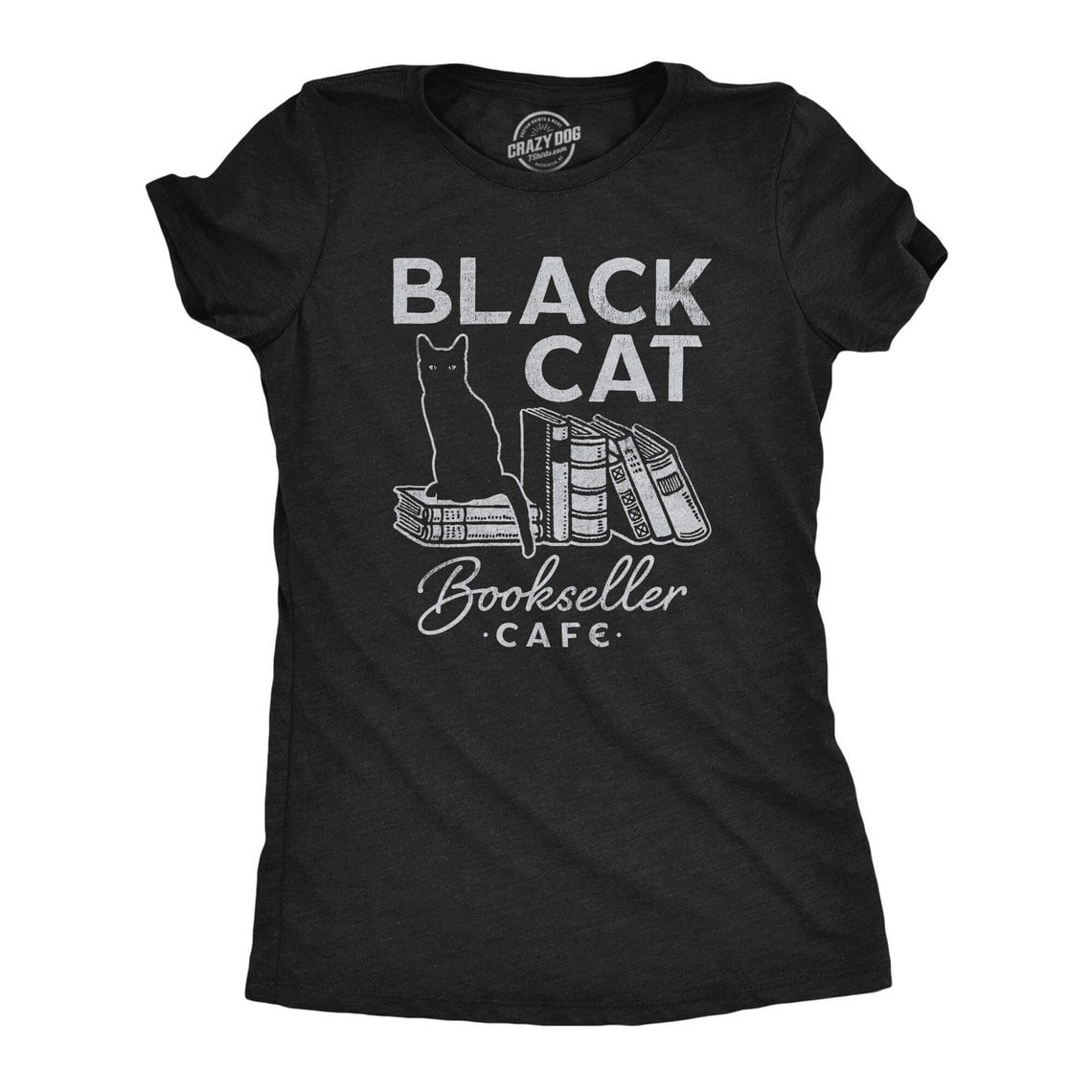 Osec Black Cat Bookseller Cafe, Halloween Shirts, Bookshelf, Book Lover ...