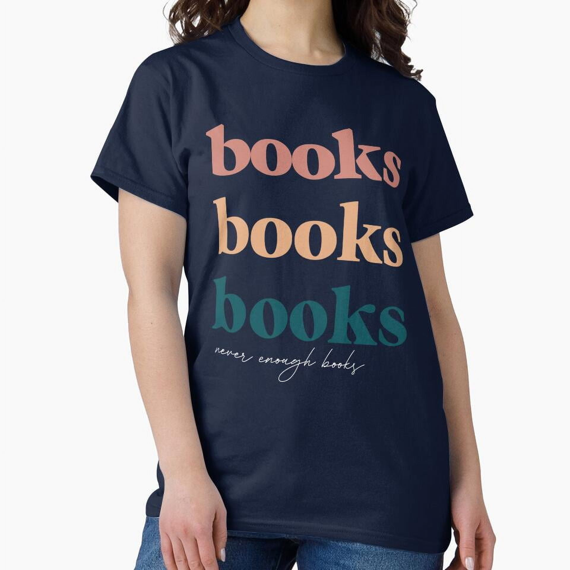 Osec Books Books Books - Dark Mode Clic T-Shirt, Retro Tee For Man ...