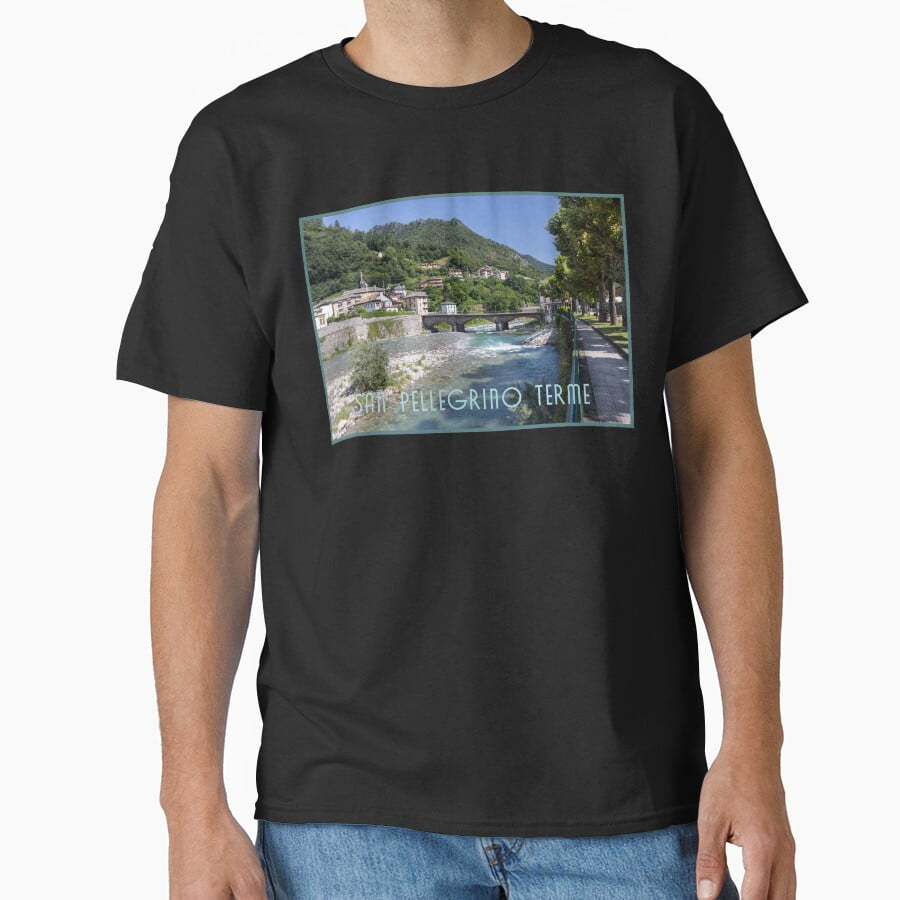 Osec Brembo River Bridge, San Pellegrino Terme Classic T-Shirt Summer ...