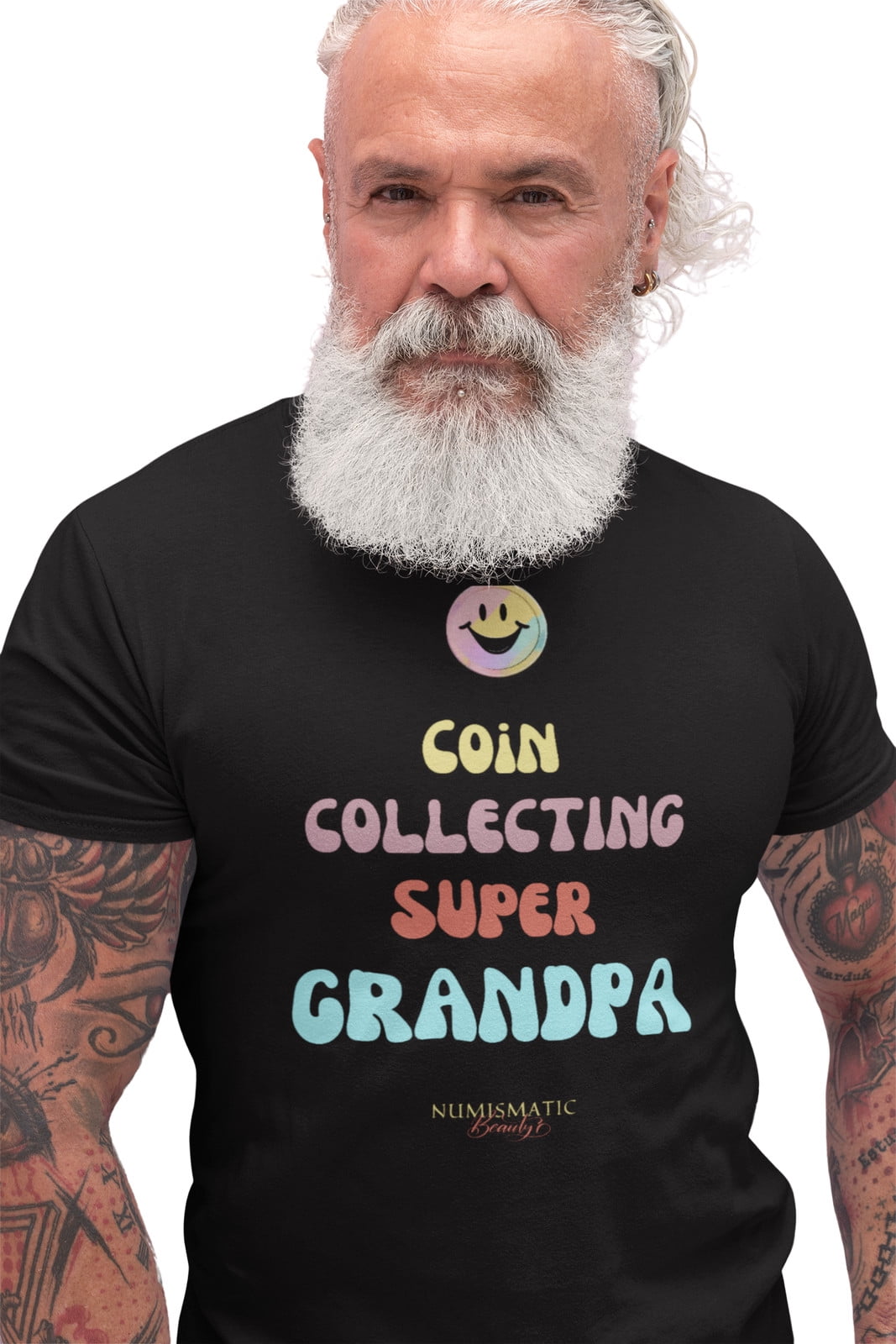 Osec COIN COLLECTING SUPER GRANDPA Father's Day Gift Tee Shirt ...