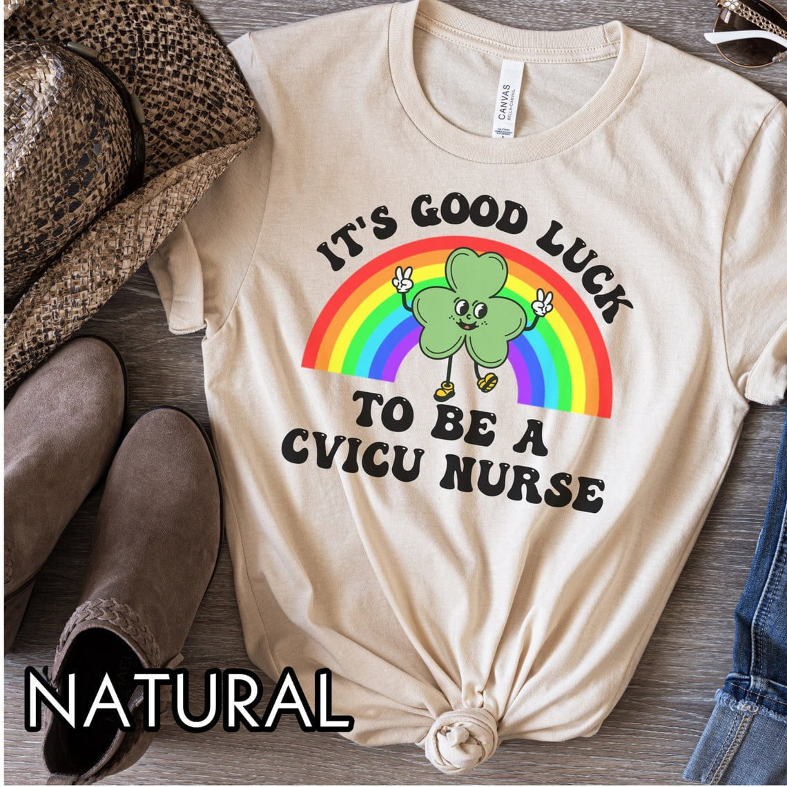 Osec CVICU Nurse shirt, St Patrick's day Cardiac nurse tshirt ...