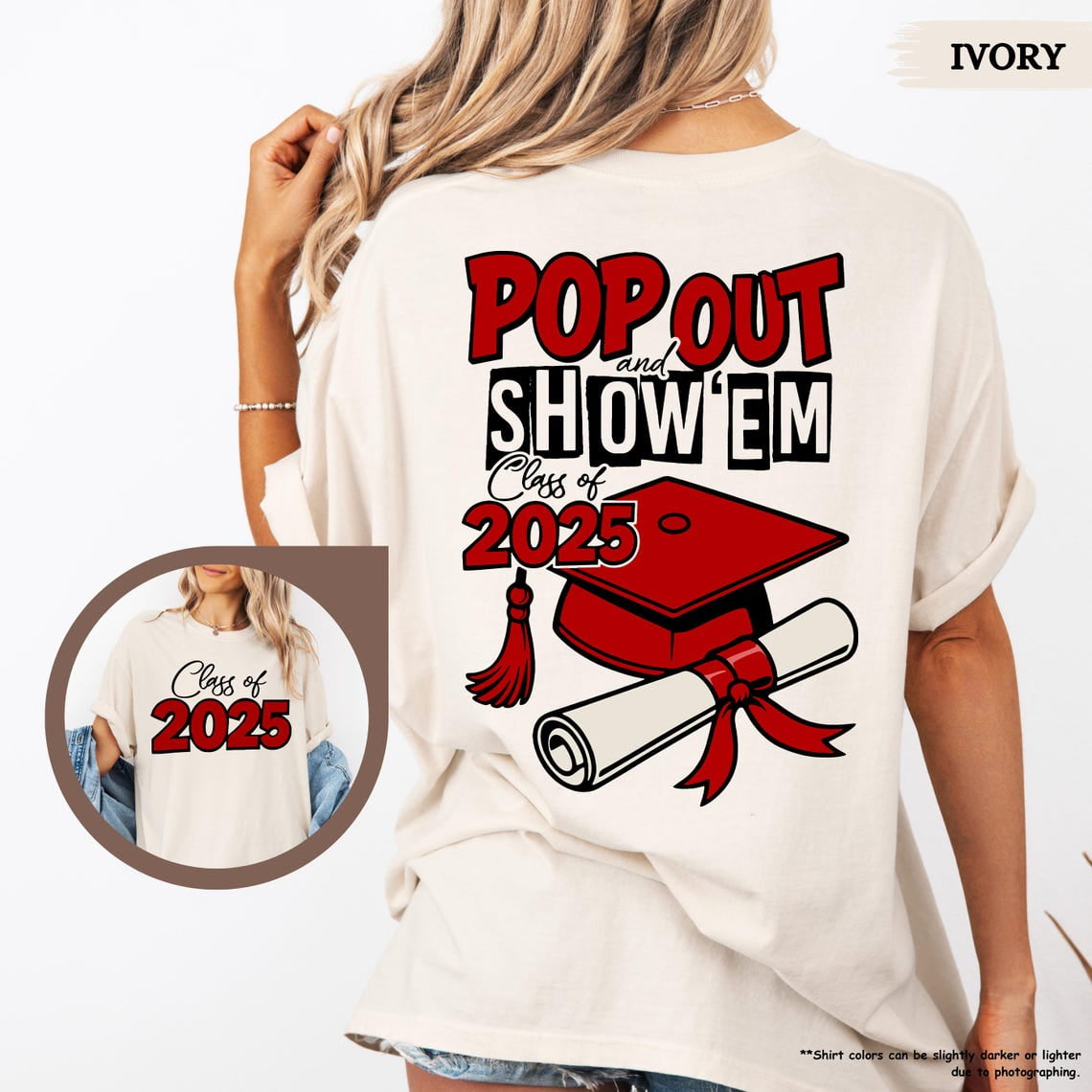 Osec Class of 2025 Shirt, Pop Out and Show Em Shirt, Funny Senior ...