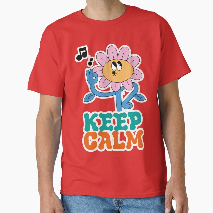 Osec Colorful 90S Pattern, Funny Cartoons Clic T-Shirt, Retro Tee For ...