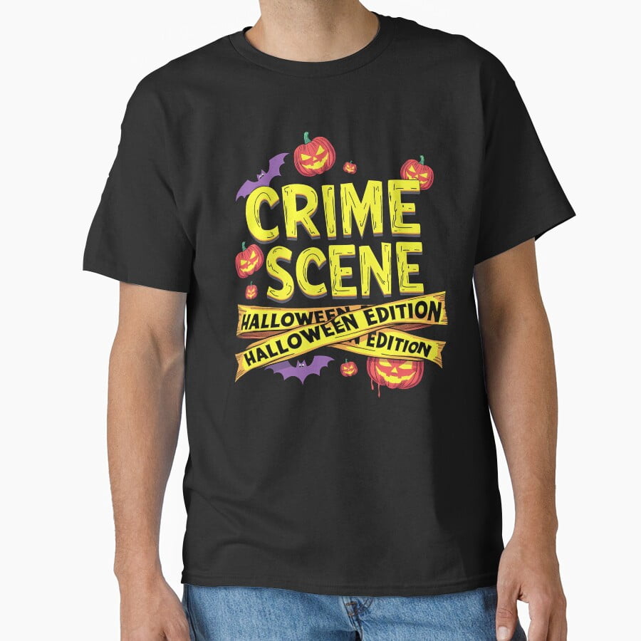 Osec Crime Scene Halloween Edition Clic T-Shirt, Retro Tee For Man ...