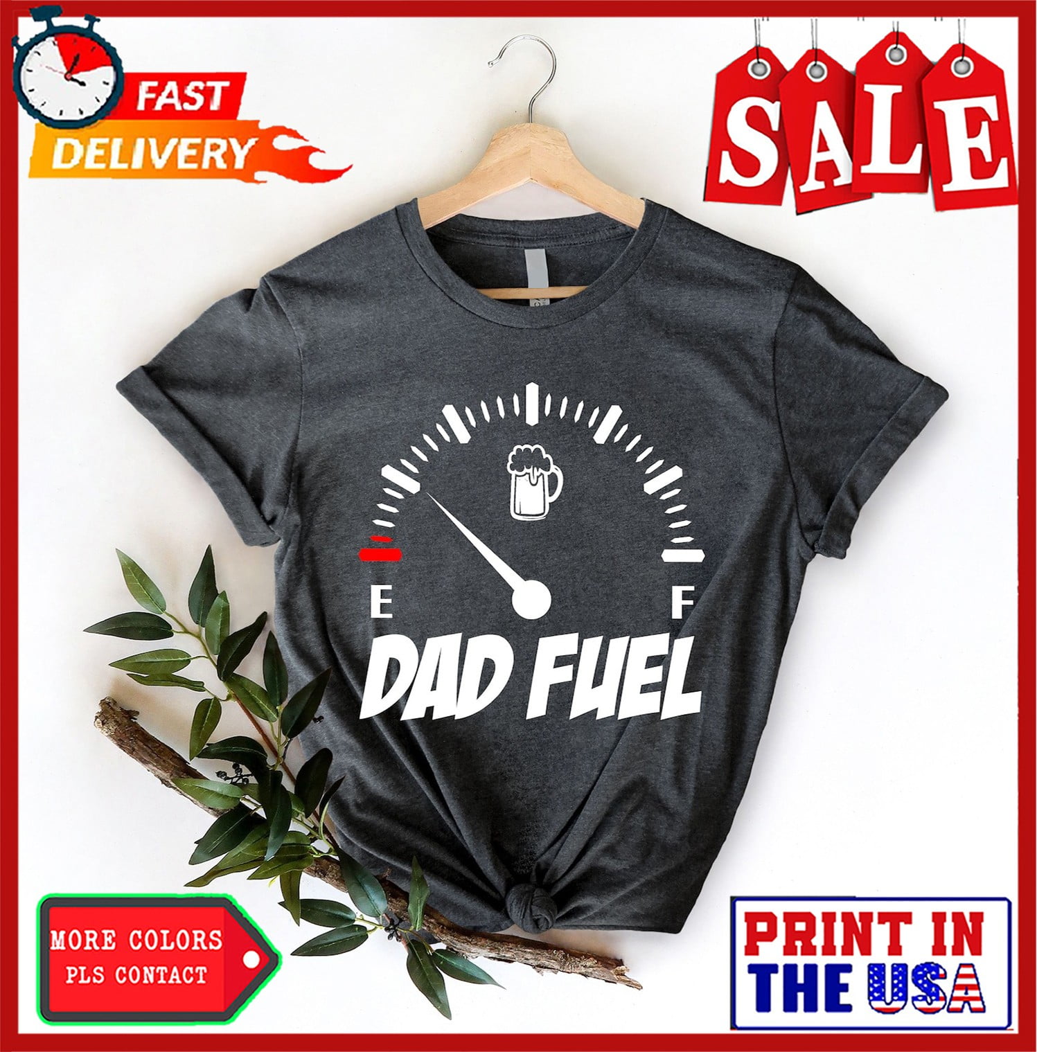 Osec Dad Fuel Shirt for Fathers Day Gift - Dad Fuel Tshirt for Dad ...
