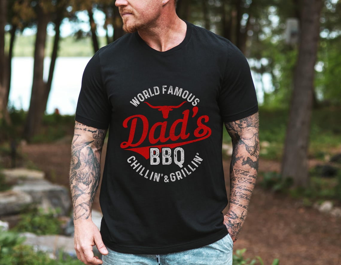 Osec Dad's BBQ Shirt Grill Grilling Tshirt Funny Grill Master Vintage ...