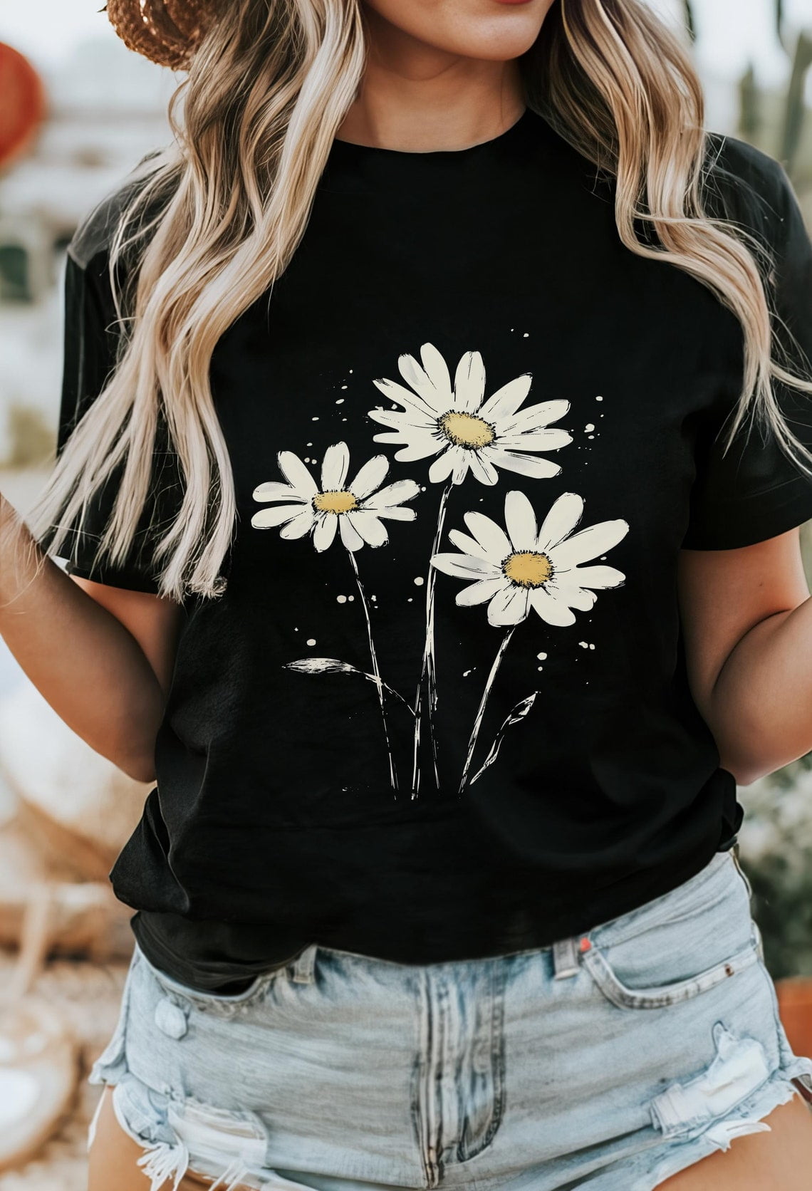 Osec Daisy Birth Flower Shirt April Birth Flower Tshirt Floral Wildflower Wild Flower March ...