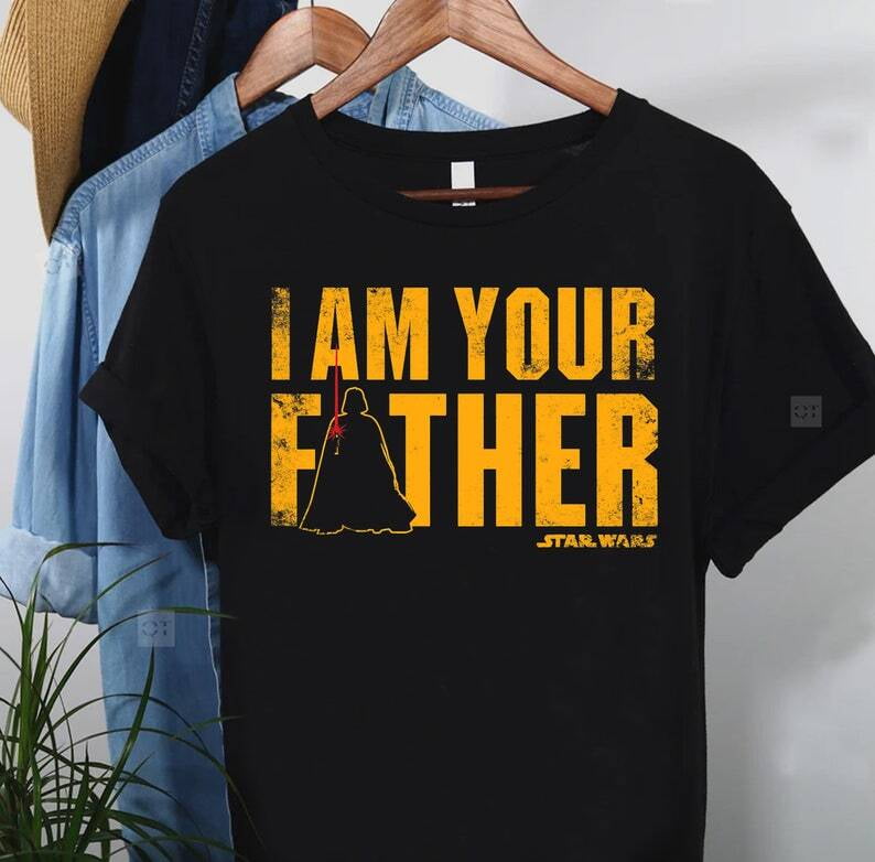 Osec Darth Vader Silhouette I Am Your Father Father's Day Tshirt Men ...