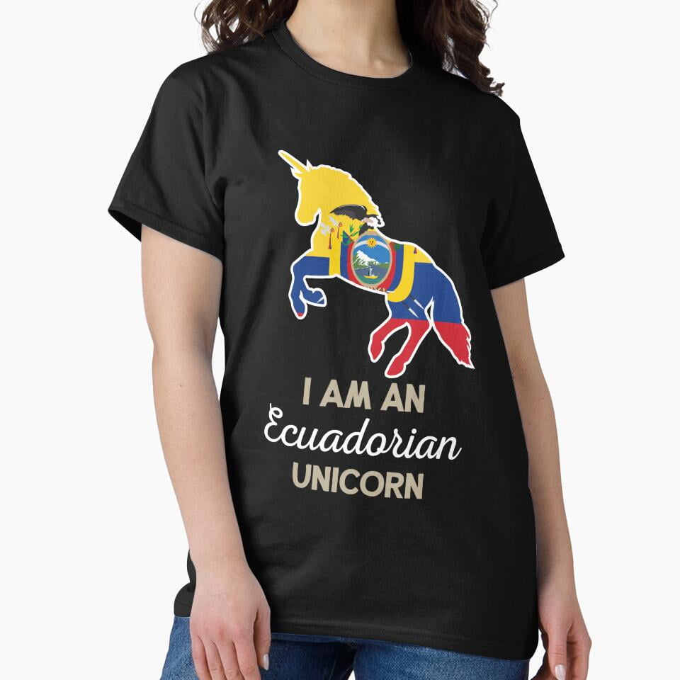 Osec Ecuador Ecuadorian Unicorn Classic T-Shirt, Retro Tee For Man ...