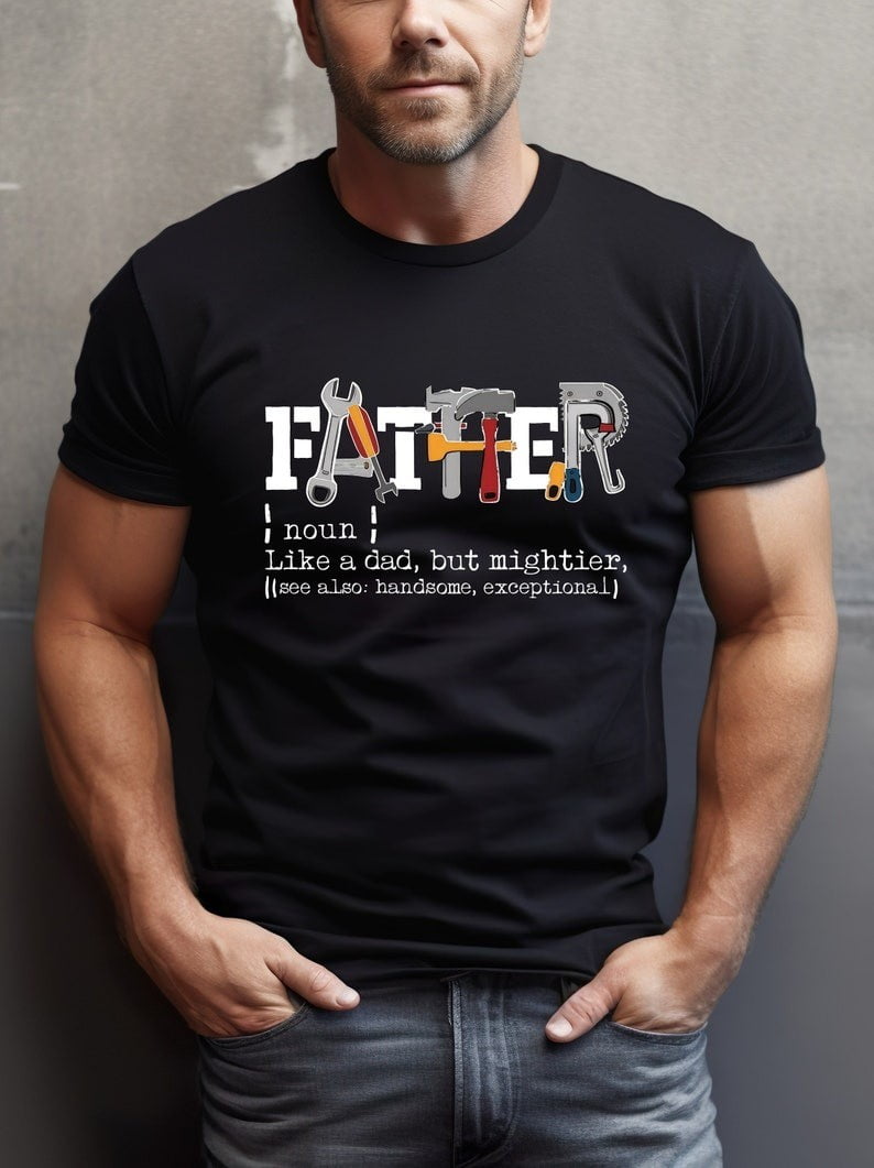 Osec Father Definition T-Shirt, Father's Day T-Shirt, Noun Like A Dad T ...