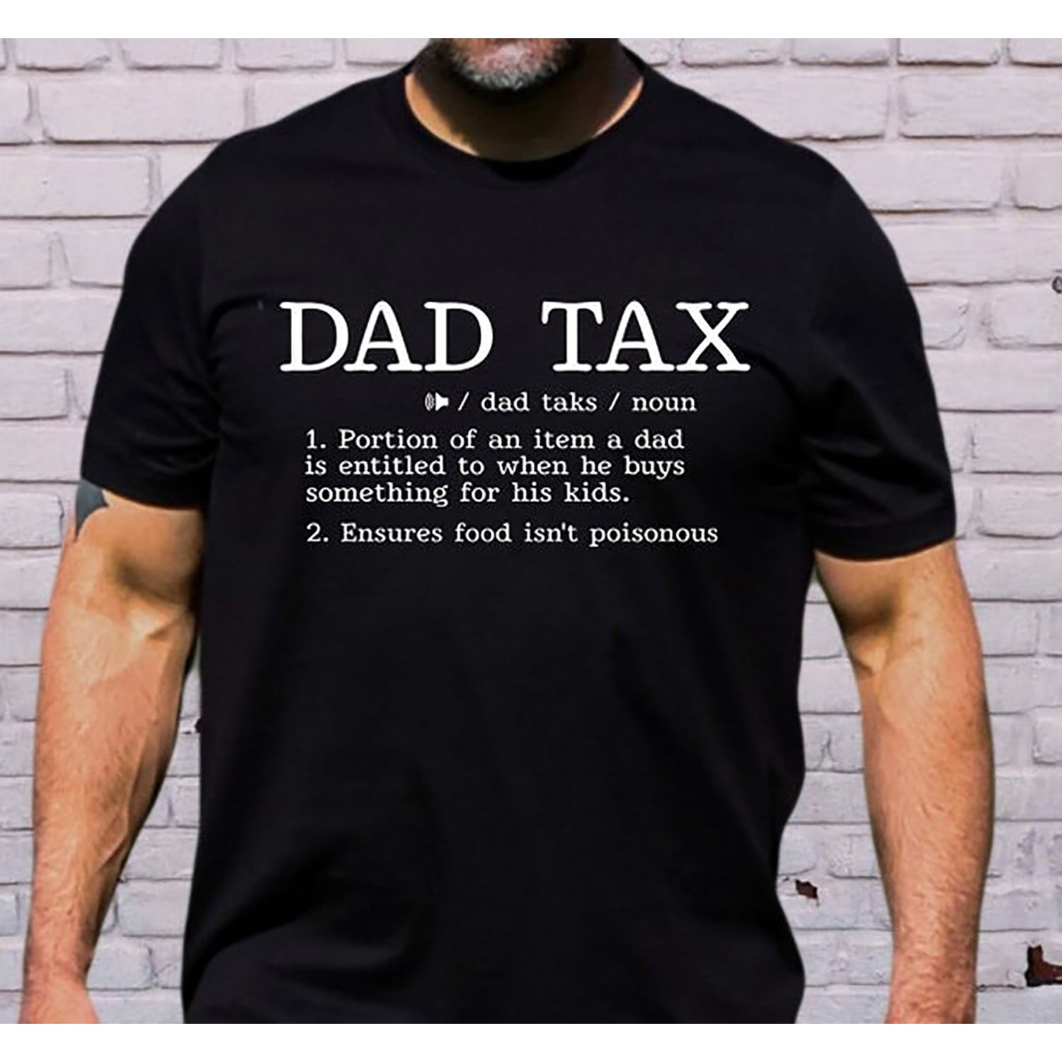 Osec Funny Dad Definition Shirt, Dad Tax T-Shirt, Father's Day Gift Tee ...