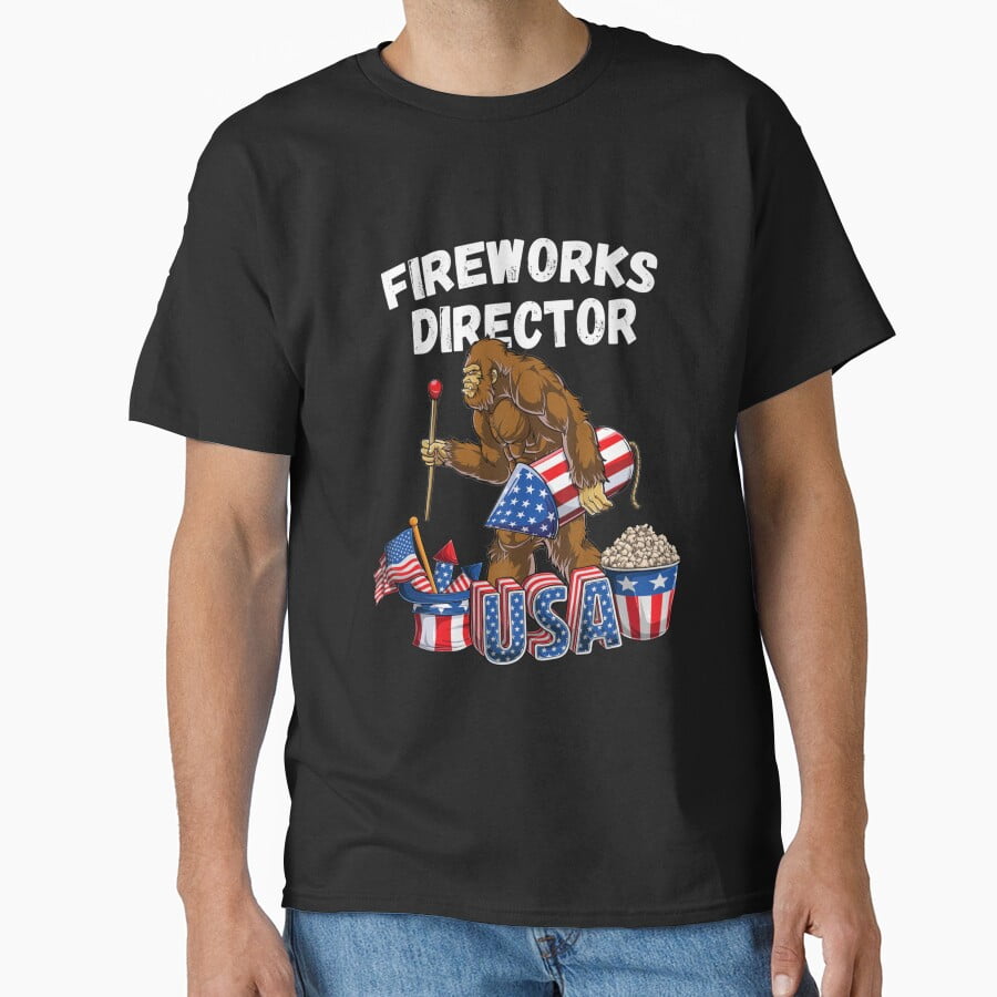 Osec Funny Fourth Of July 4Th Fireworks Director Bigfoot Firework ...