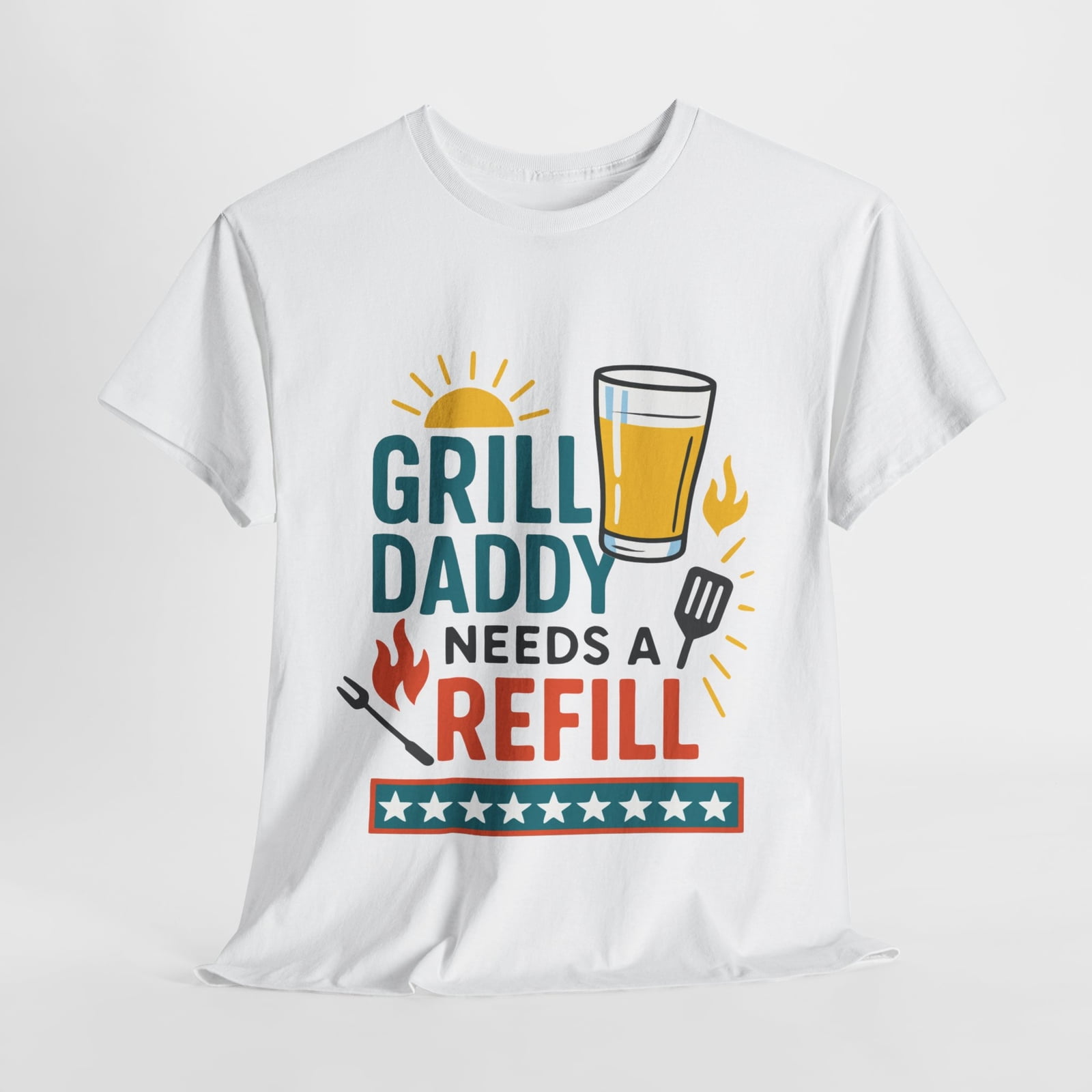 Osec Funny Grill Daddy T-Shirt, Father's Day Gift, BBQ Humor Tee ...