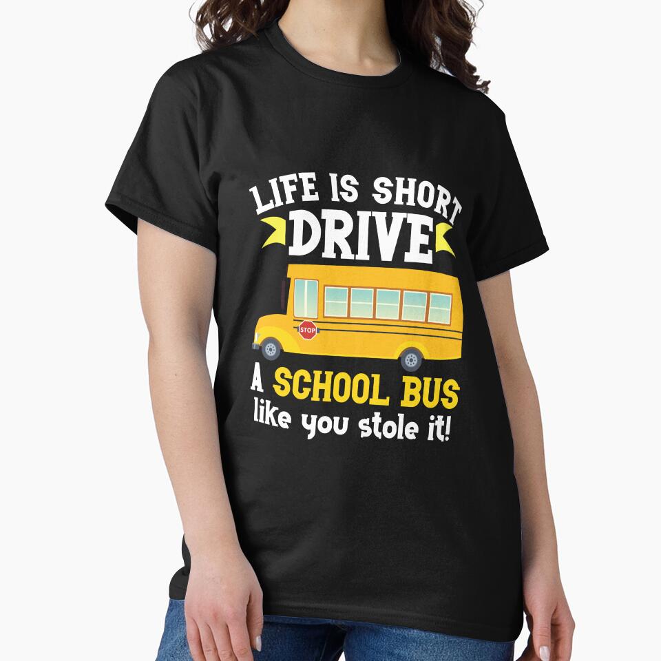 Osec Funny School Bus Driver Appreciation Anniversary Classic T-Shirt ...