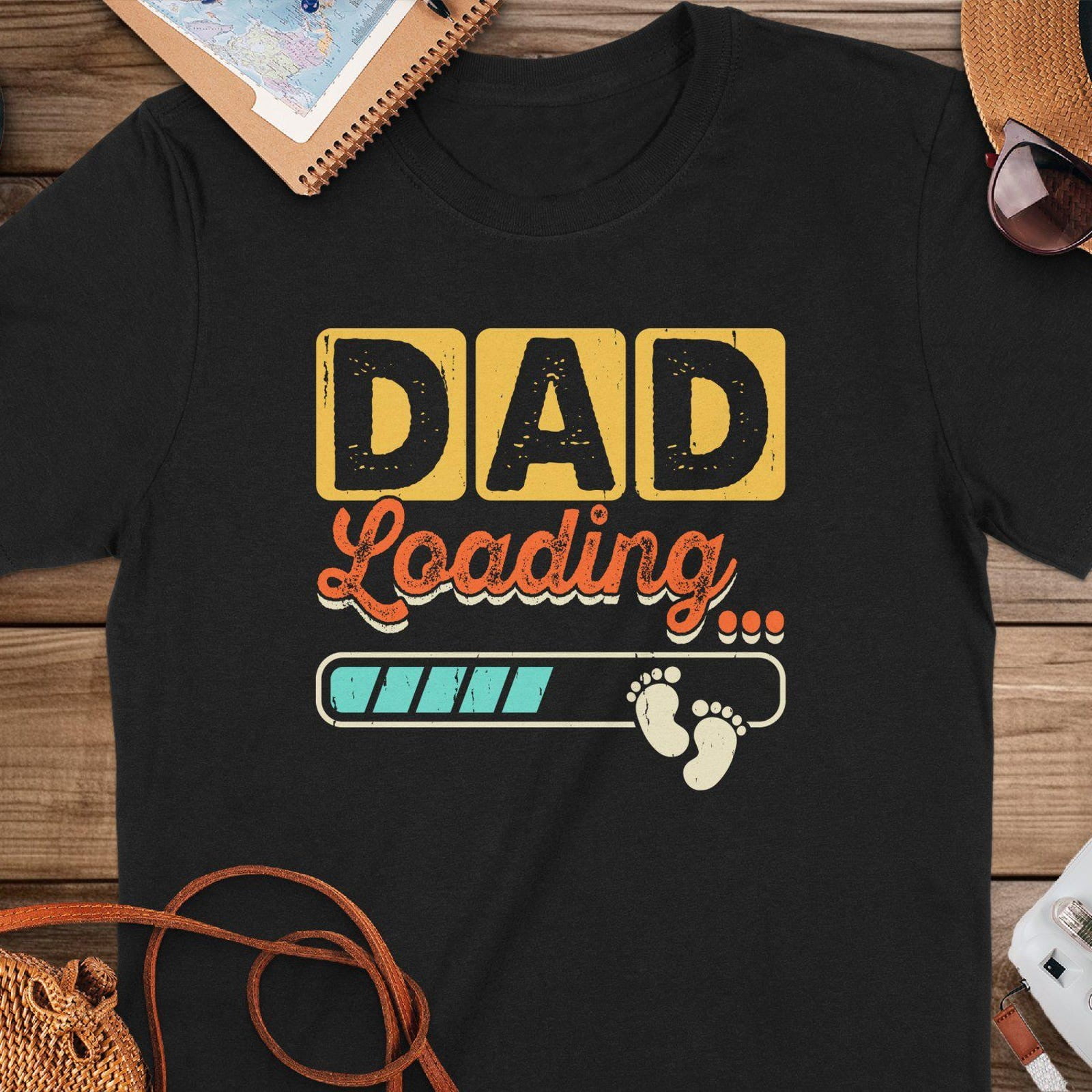 Osec Funny dad loading t shirt, new dad gift idea, fathers day present ...