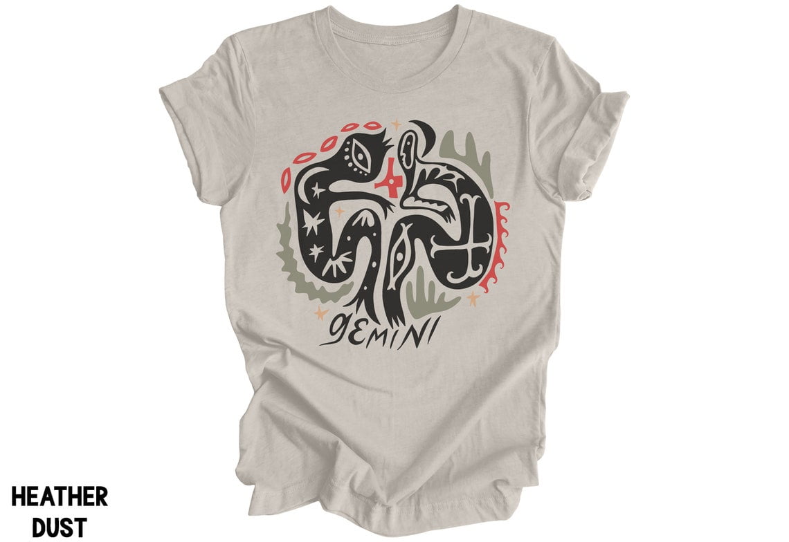 Osec Gemini Shirt Astrology Graphic Tee Zodiac Astrological Sign ...